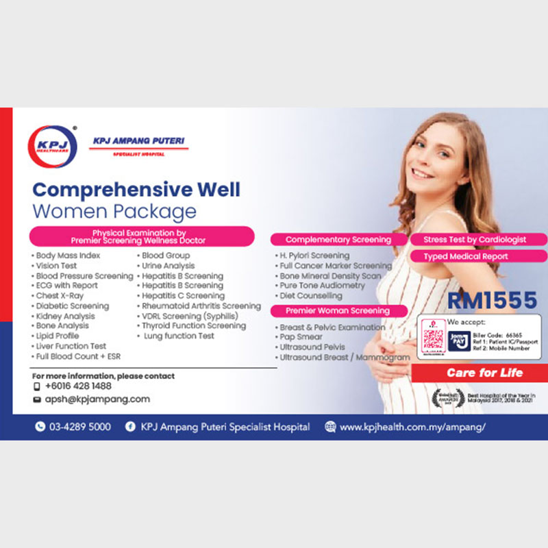 Comprehensive Well Women Package - KPJ Cares