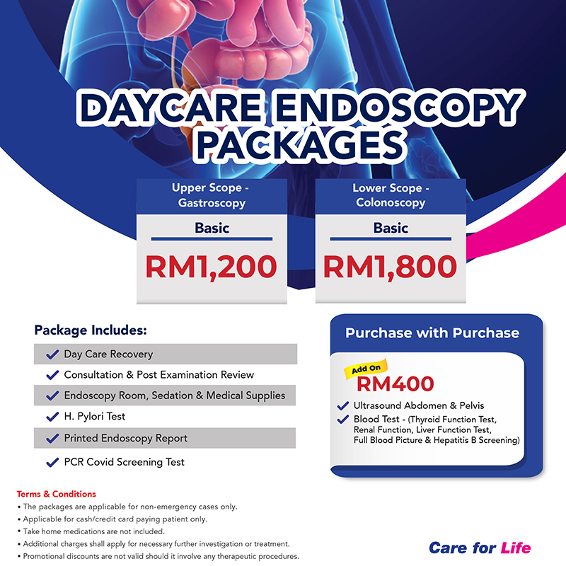 Daycare Endoscopy Package – Upper Scope Gastroscopy - KPJ Cares